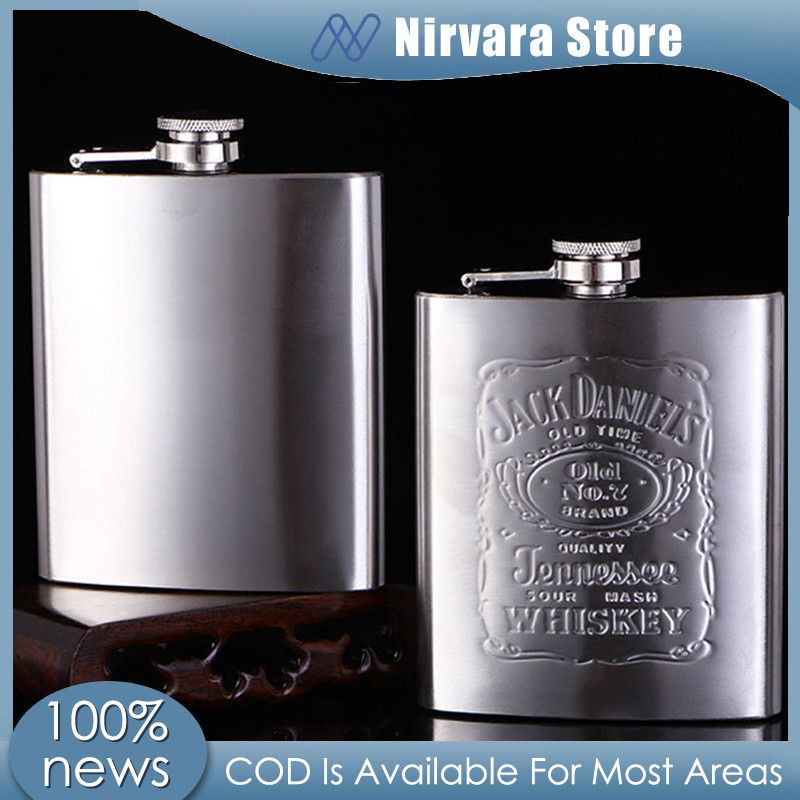Stainless Steel Hip Flasks Set Wine Flask Set Liquor Flask Set With ...