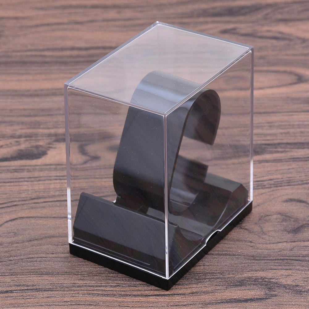 Plastic Clear Single Watch Display Stand Boxes,Watch Case Bracelet ...