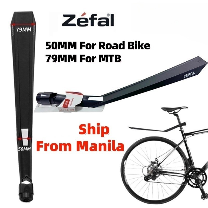 COD/Zefal Fender Bike Deflector RC50 Size 50/79CM Fender MTB Road Bike Mud Guard Easy Mount ...