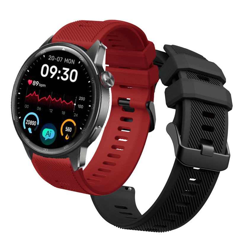 Silicone Band For Realme Watch S2 Smart Watch Silicone Strap Wristband ...