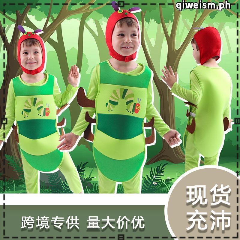 Kid Cartoon Animals Insect Caterpillar Costumes Boys Girls Party Role ...