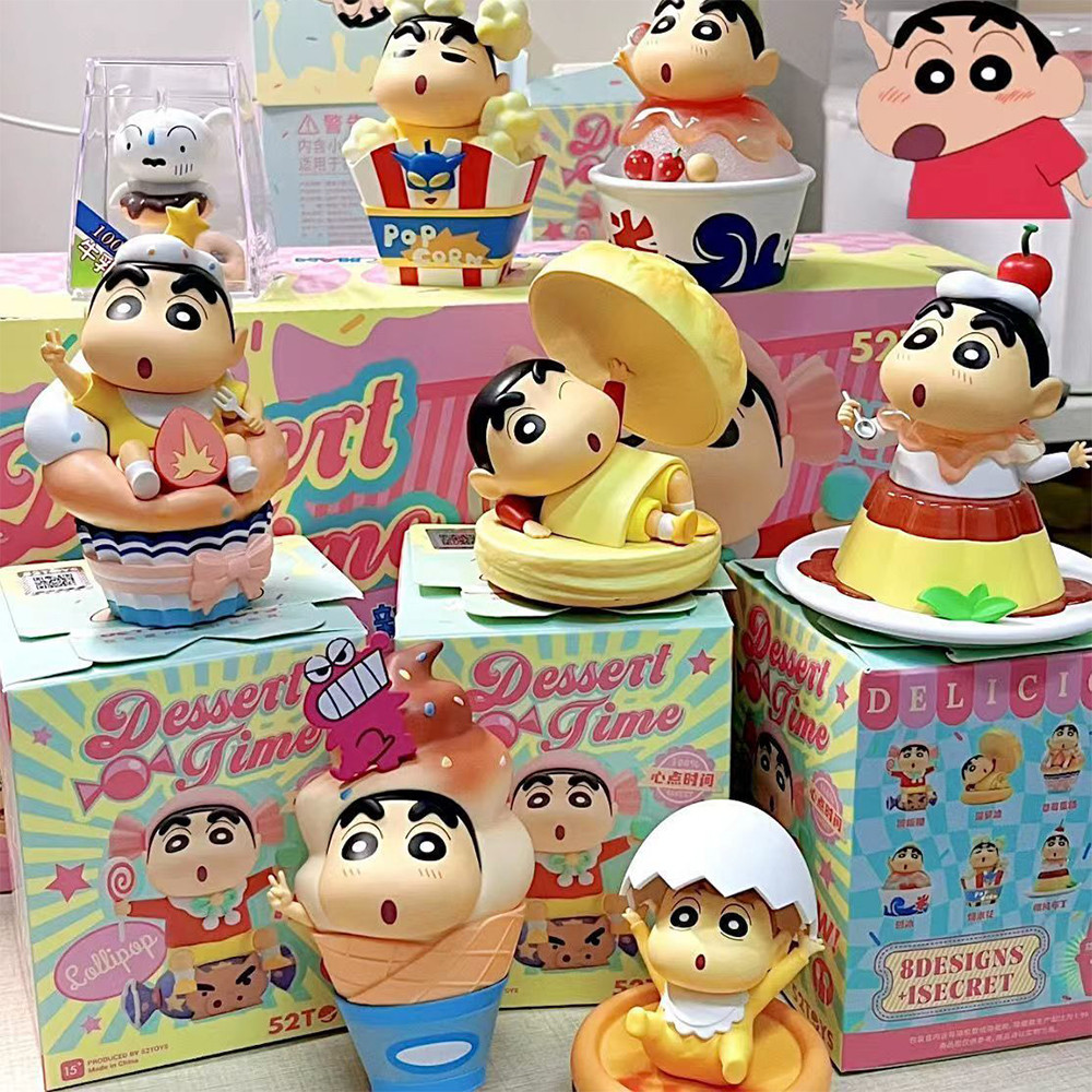 Crayon Shin-chan Heart Time Series Blind Box A Complete Set of Trendy ...