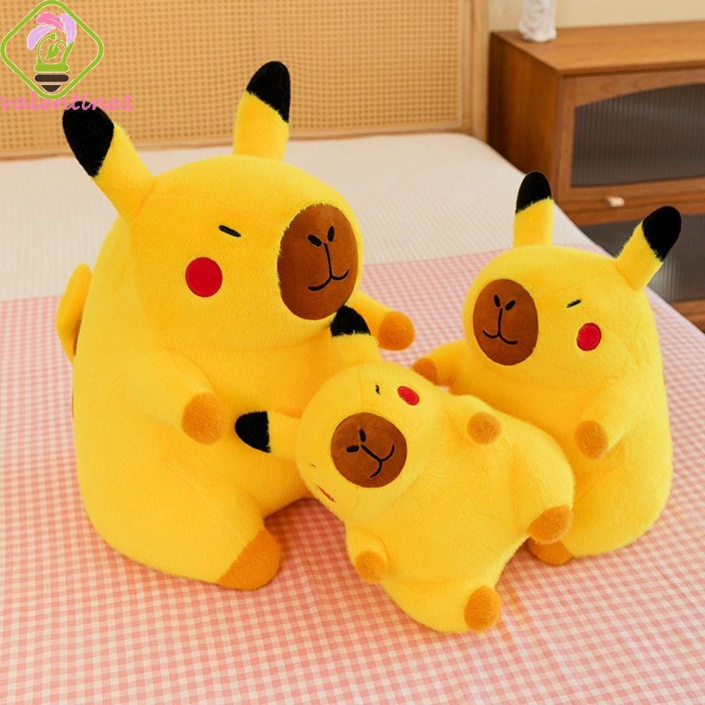 AVALENTINE Capybara Plush Toy, PP Cotton Cosplay Pikachu Capybara ...
