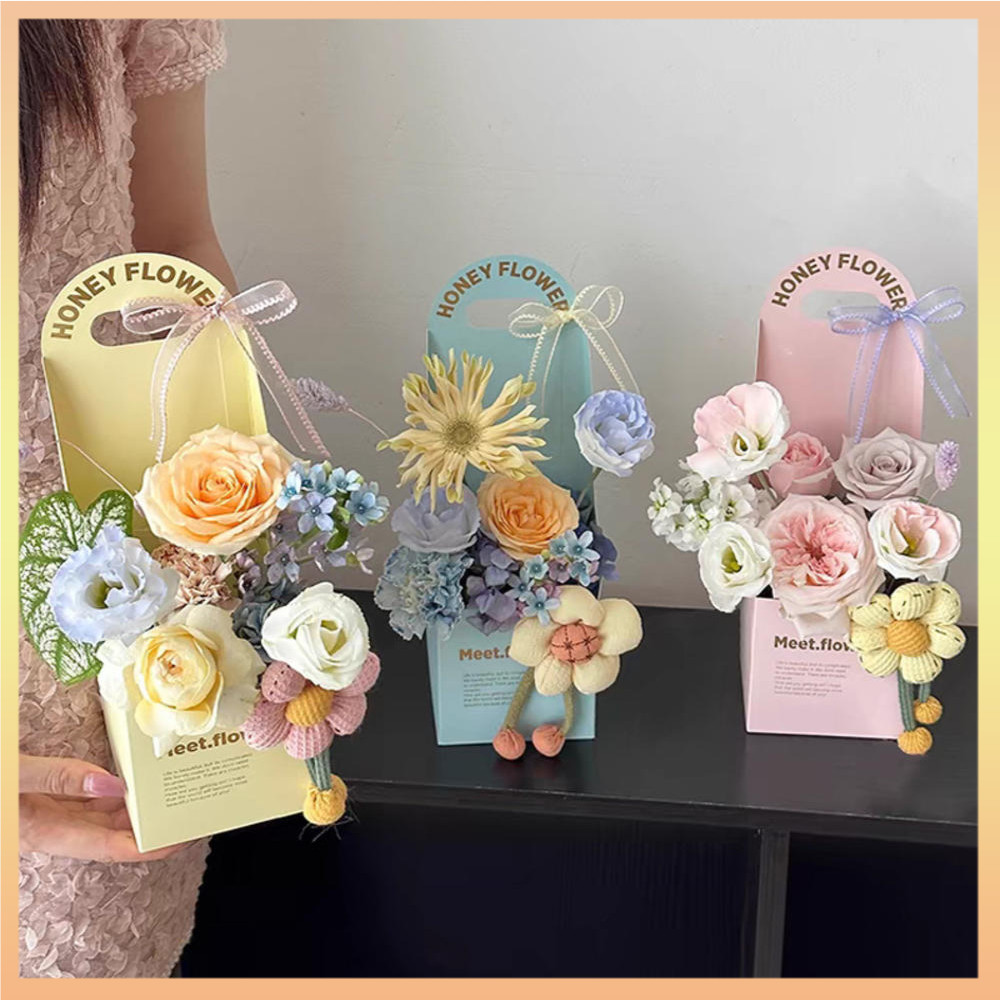 Creative Hand-folded Folded Flower Box Flower Gift Box For Bridal ...