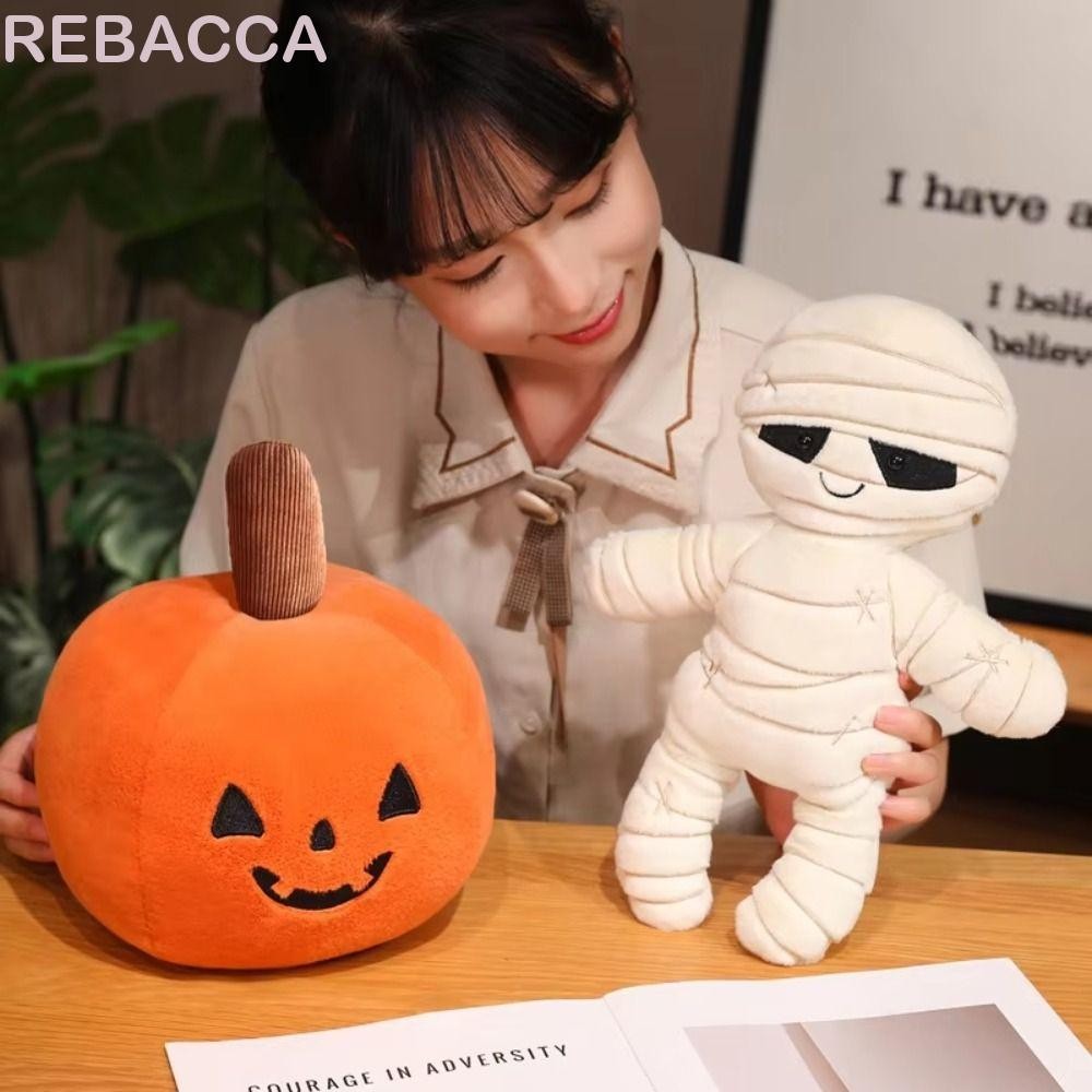 REBACCA Halloween Pumpkin Plush Doll, All Saints' Day Mummy Ghost ...