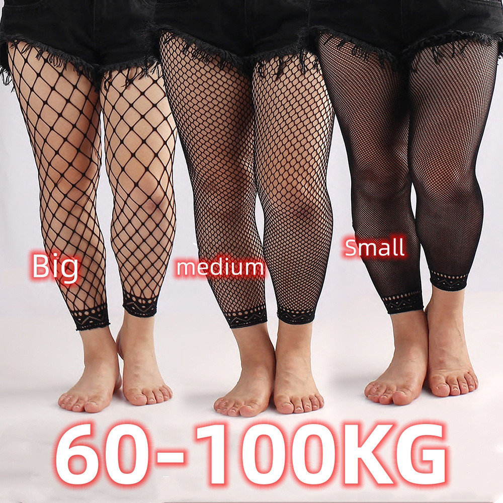 ShiningStars Plus Size Black Fishnet Women Waist Tights Fishnet ...