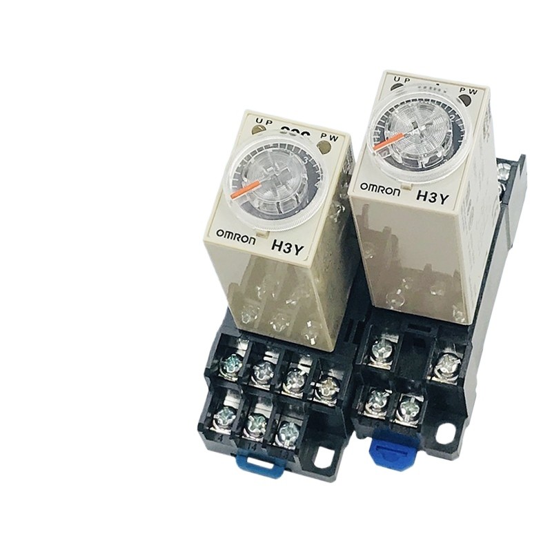 Omron time relay H3Y-2 H3Y-2-C AC220 DC24 H3Y-4-C power-on delay 8 pins | Shopee Philippines