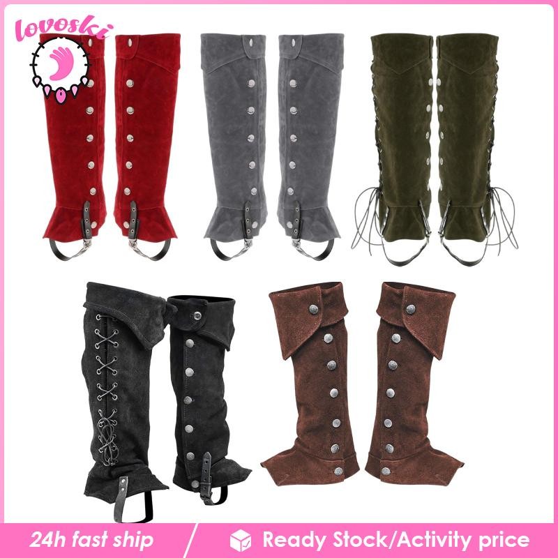 [Lovoski] Pirate Boot Tops Shoes Cover Pirate Boot Covers Cosplay ...