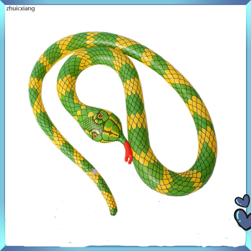 Realistic Snakes Toy Prop Figure Model Inflatable Serpentine Artificial ...