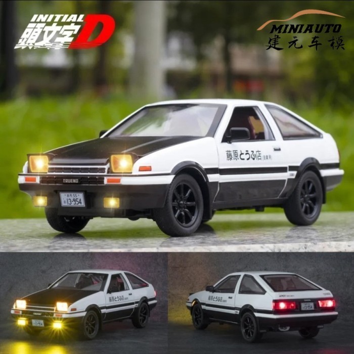 Miniauto Toyota Trueno AE86 1:24. Scale | Shopee Philippines