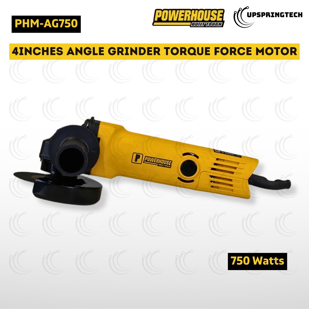 Powerhouse 4inches Angle Grinder Torque Force Motor 750W PHM-AG750 ...