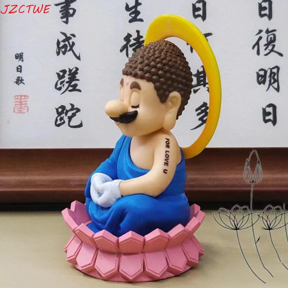 JZCTWE Super Mario Figure, Cos Sakyamuni Lotus Mario Plumber Figure ...
