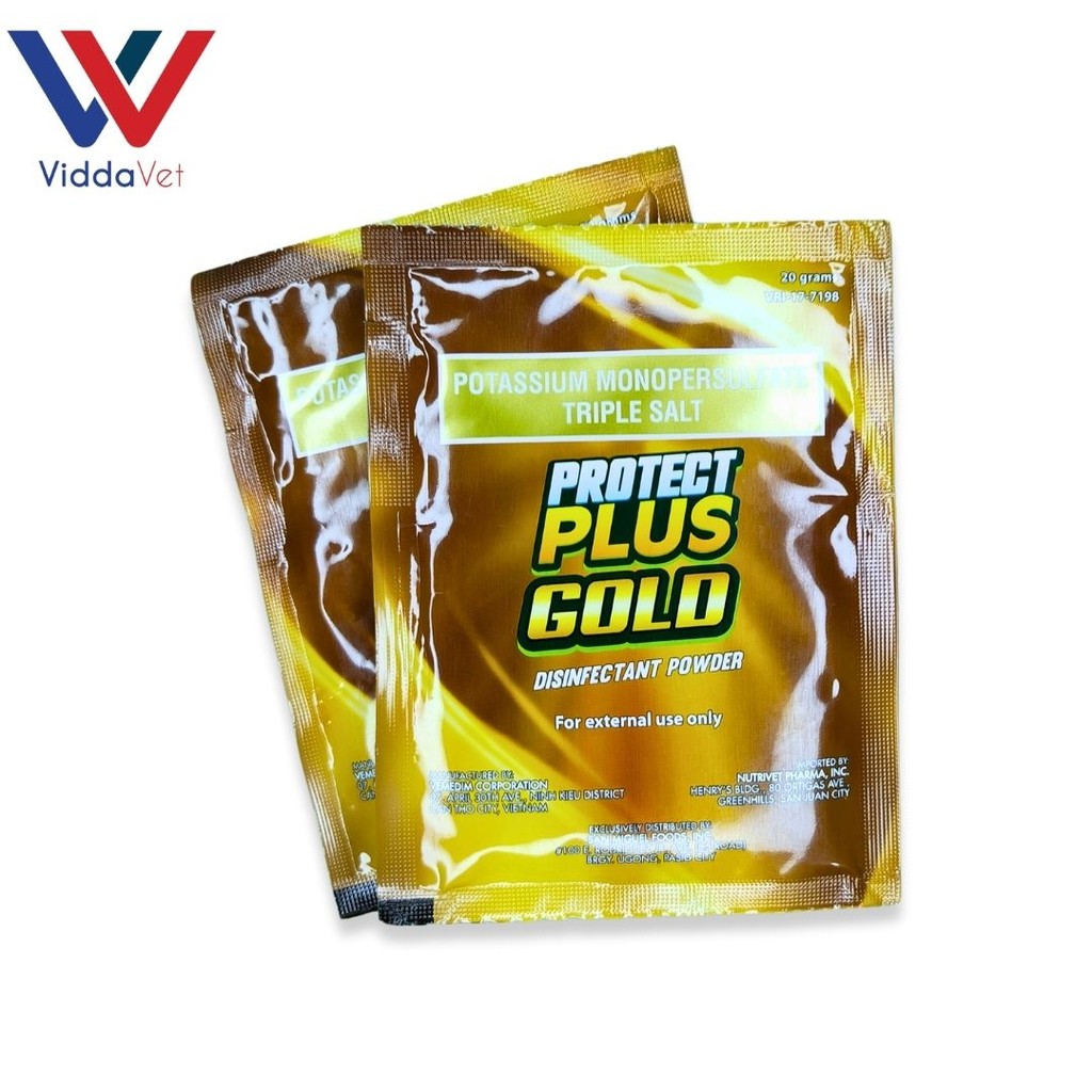 2PCS 20g Protect Plus Gold Disinfectant Powder for piggery farm house ...