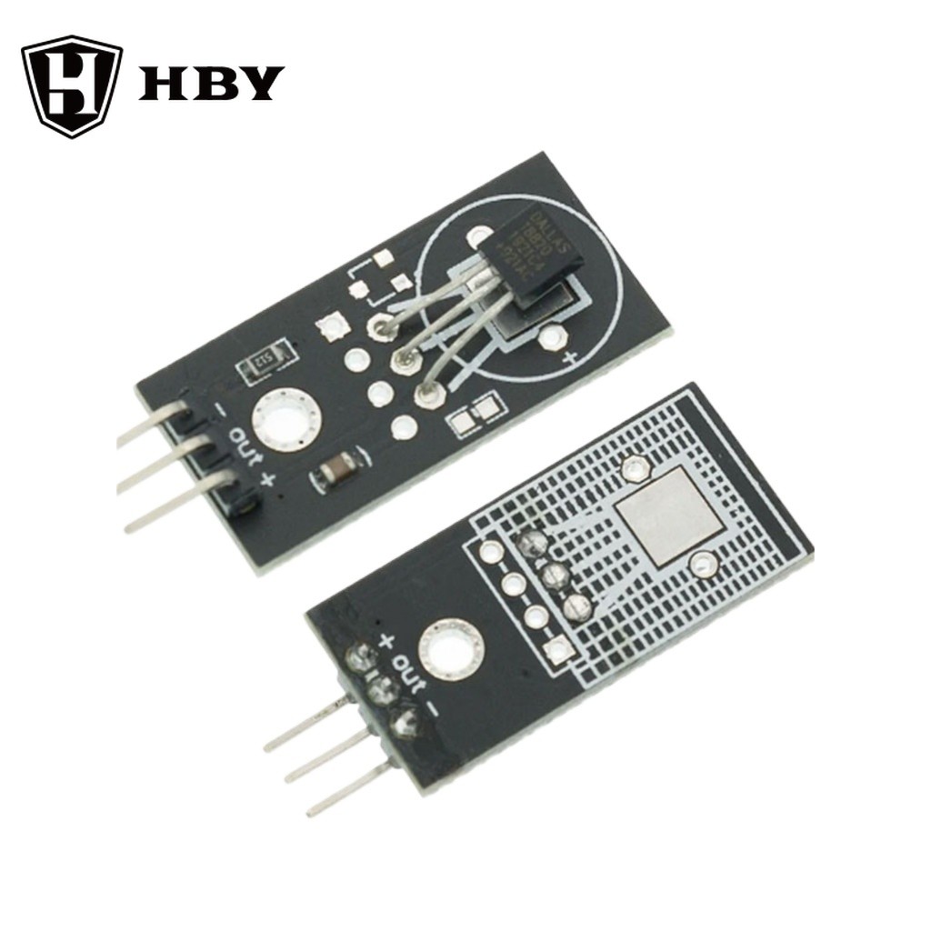 18B20 DS18B20 Digital Signal Output Temperature Measurement Module Board Detection Sensor for ...