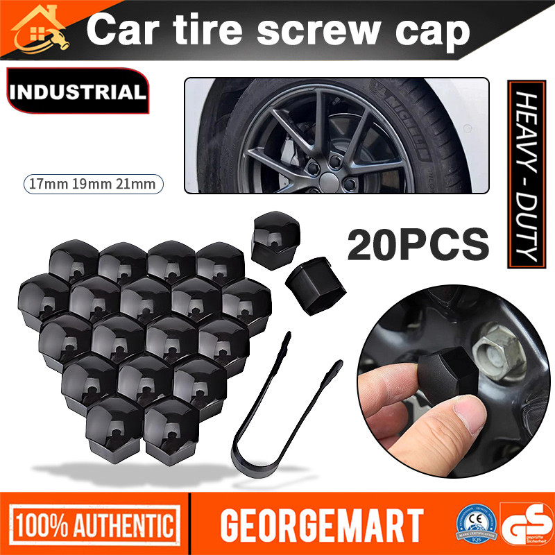 20pcs Car Wheel Nut Caps Protection Anti-Rust Auto Hub Car Tire Screw ...
