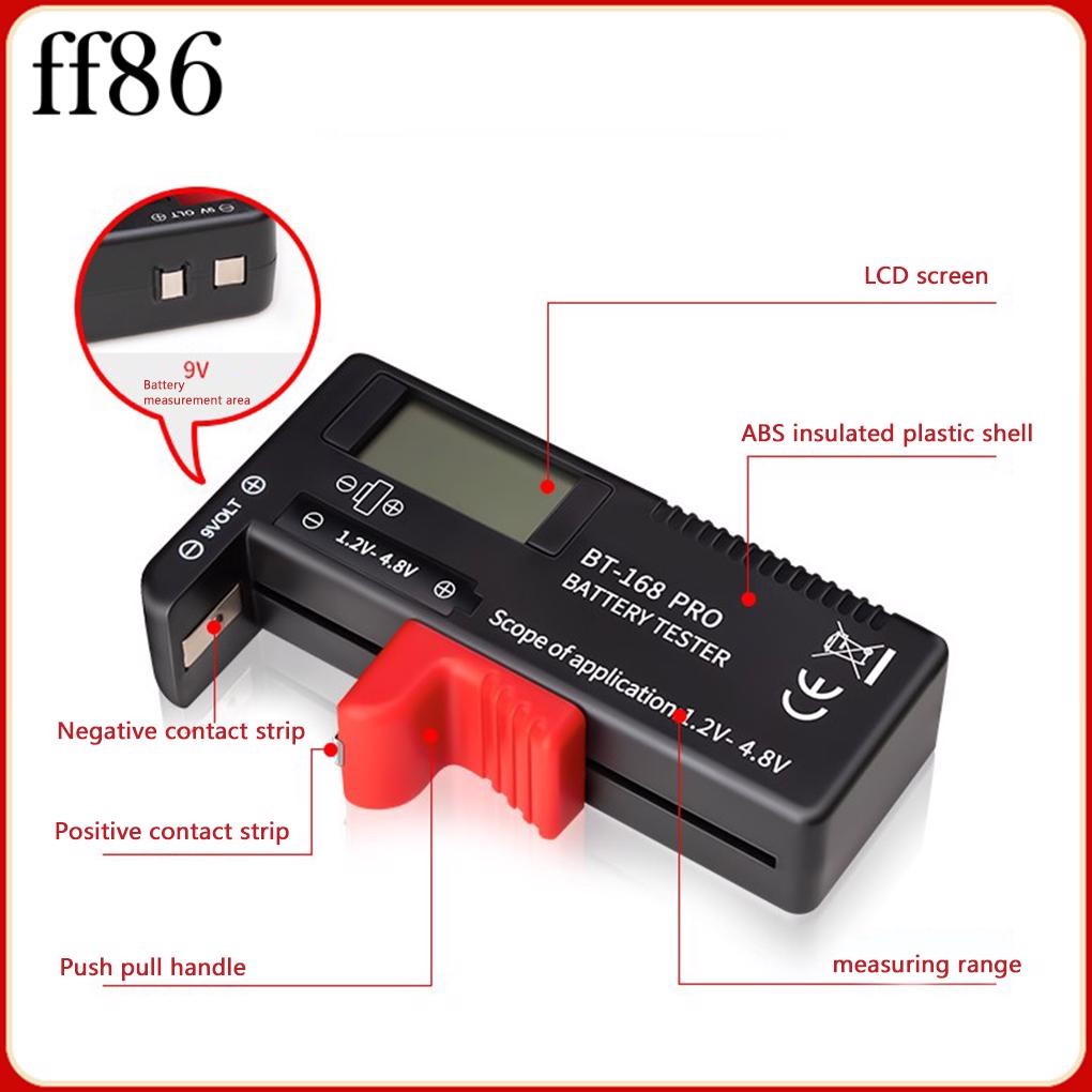 1/2/3 Battery Capacity Tester Indicator Devices AA AAA C D Batteries ...