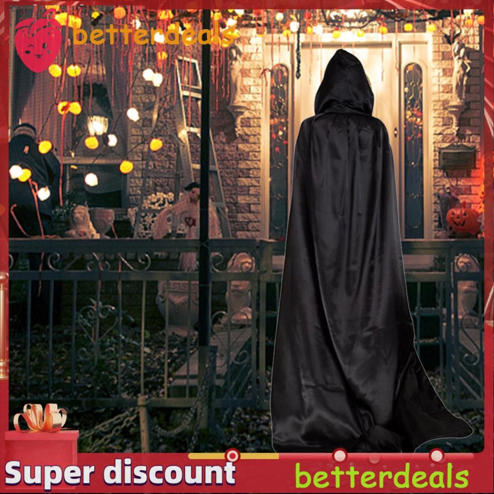 [Betterdeals.ph] Halloween Capes Robe with Hooded Long Cosplay Vampire ...