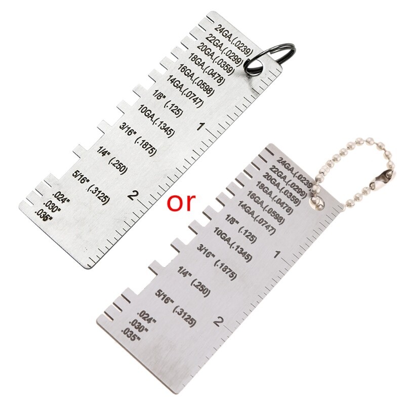 GG+1PC Weld Thickness Gauge, Stainless Steel Thickness Gauge Weld ...