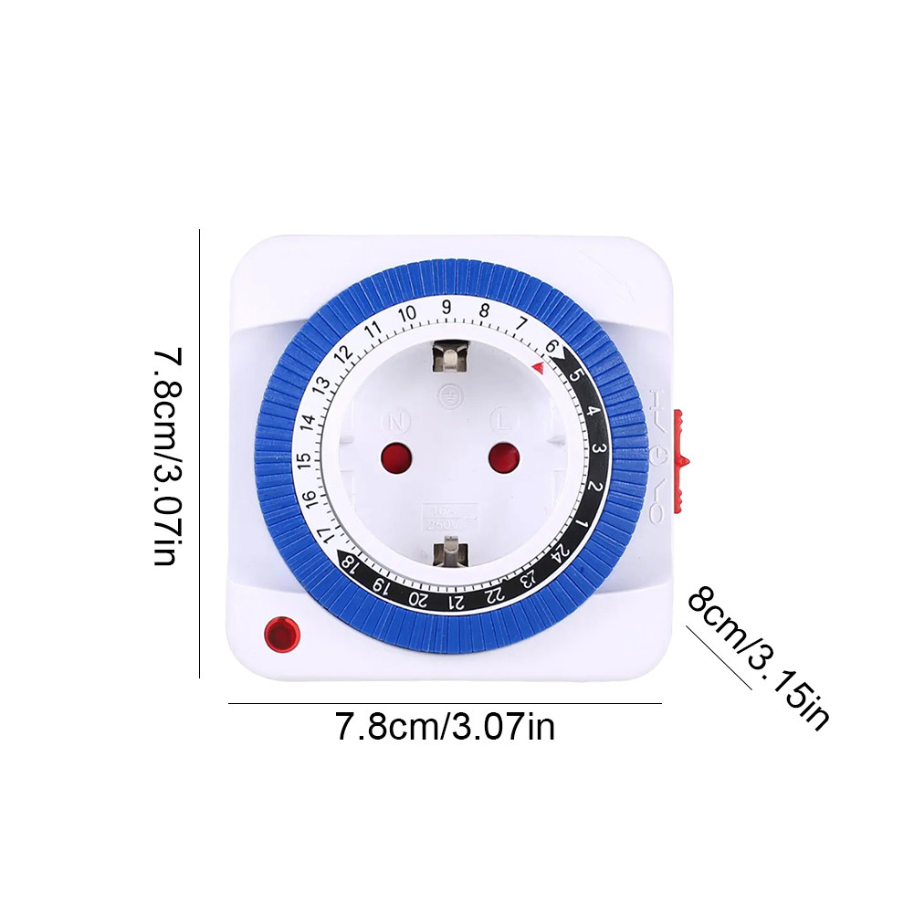 EU/US 24 Hours Timer Switch Smart Countdown Cycle Switch Socket Auto Power-off | Shopee Philippines