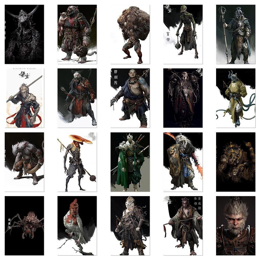 Zhang Black Myth Goku Sticker Game Merchandise Gao Yan. | Shopee ...