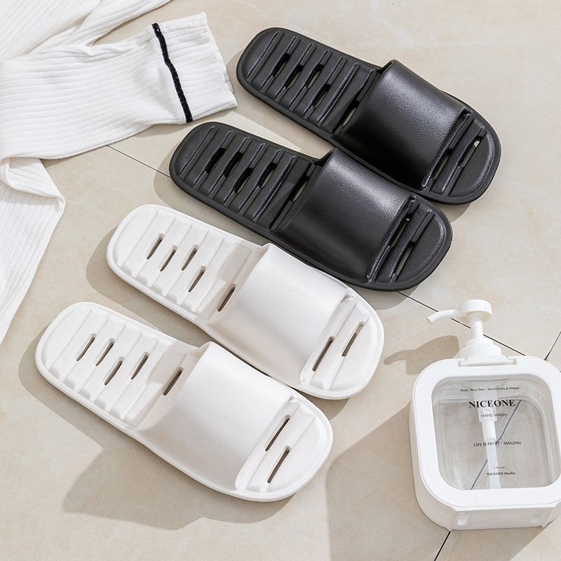 Men Indoor Slippers Business Travel Foldable Slippers Hollow Breathable ...