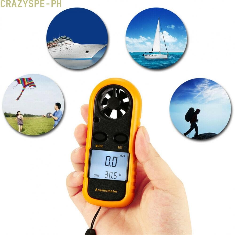 Anemometer with Beaufort Scale Bar Graph Displaying Wind Conditions ...