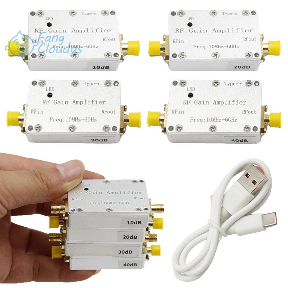 10MHZ-6GHz LNA High Flatness Receiver Amplifier RF 10dB 20dB 30dB 40dB Drone Image Transmission ...