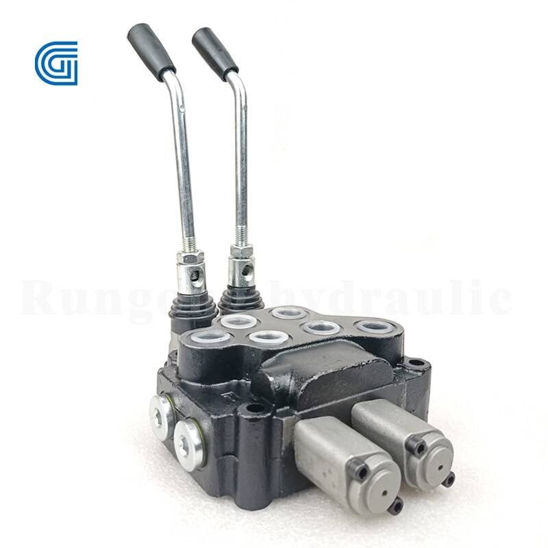 GG+Hydraulic Multi Way Directional Valve Manual Distributor Control ...