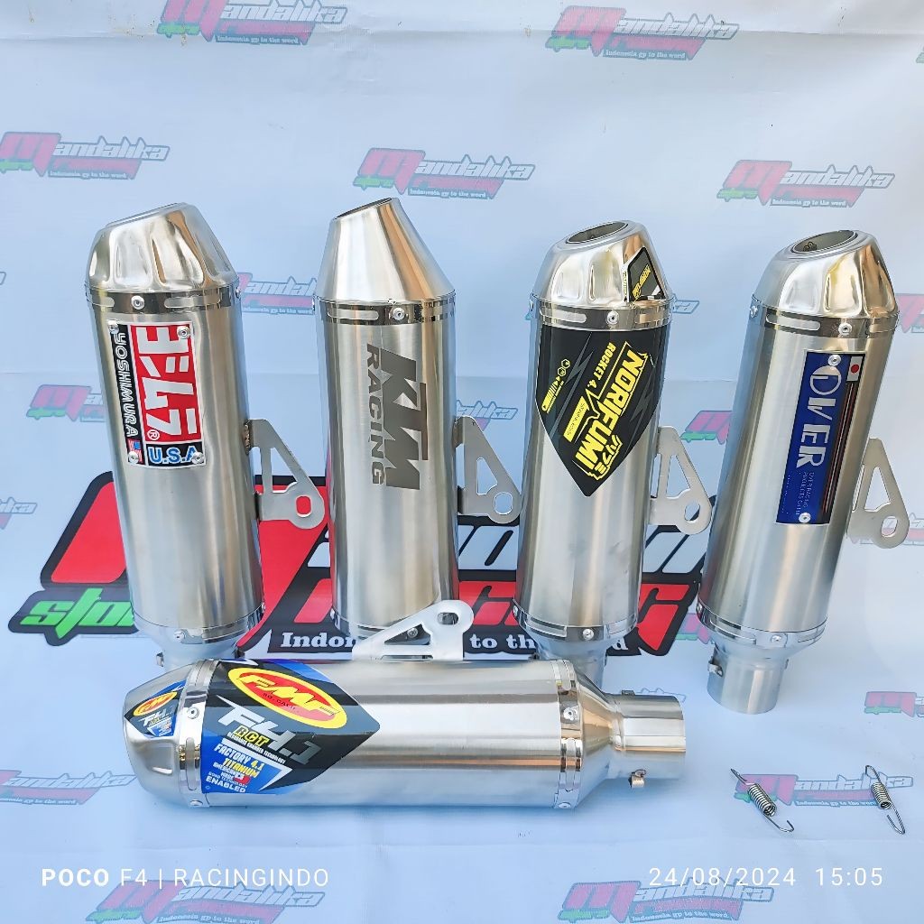 Norifumi Exhaust muffler canister only norifumi fmf over 38/51mm for ...