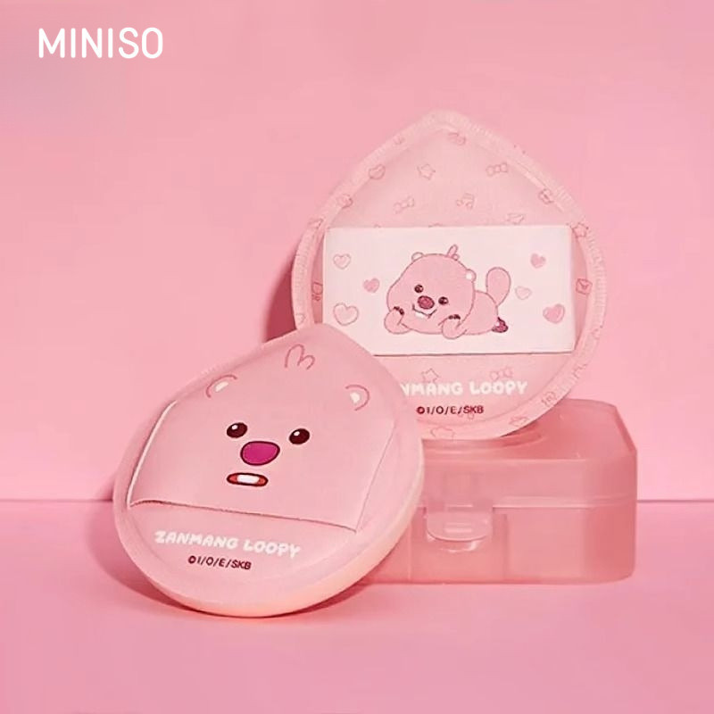 MINISO Loopy Air Cushion Powder Puff Antibacterial Super Large Cotton ...