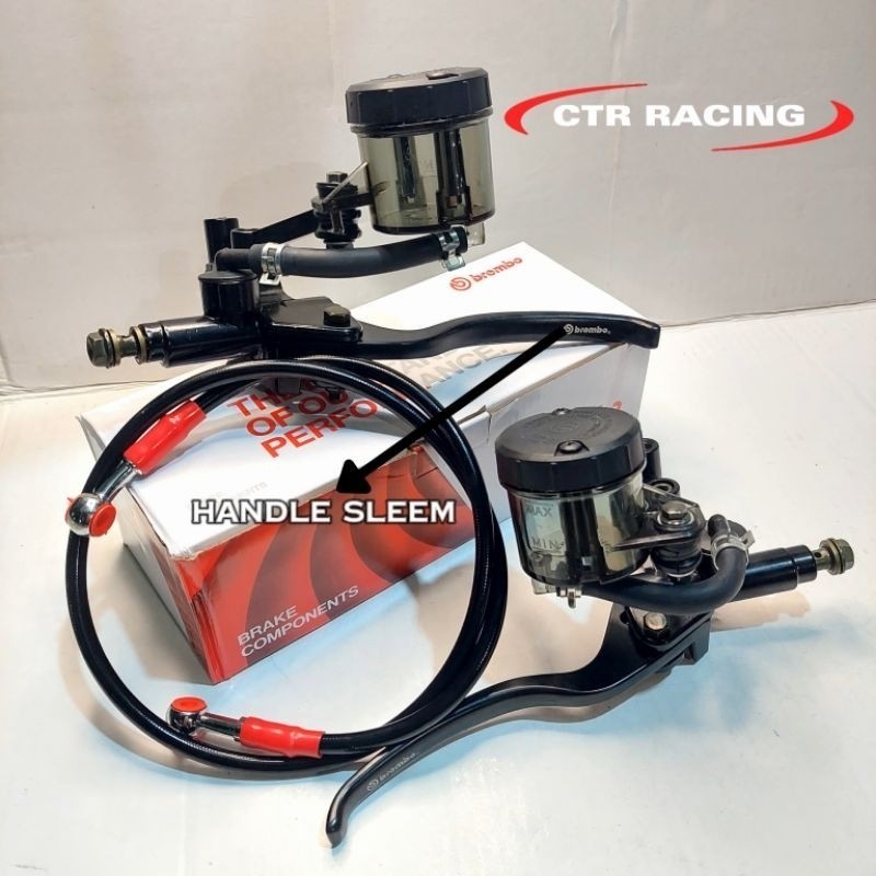 Brembo Brake Master Package 2 Tubes Big Smoke Plus Front Brake Hose ...