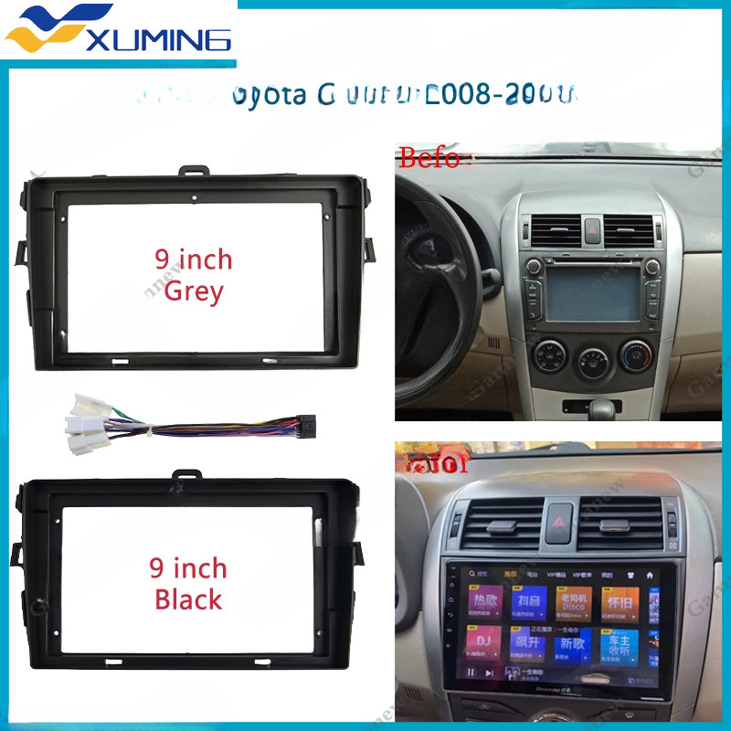 XM 9 Inch Car Frame Fascia Adapter Android Radio Dash Fitting Panel Kit ...