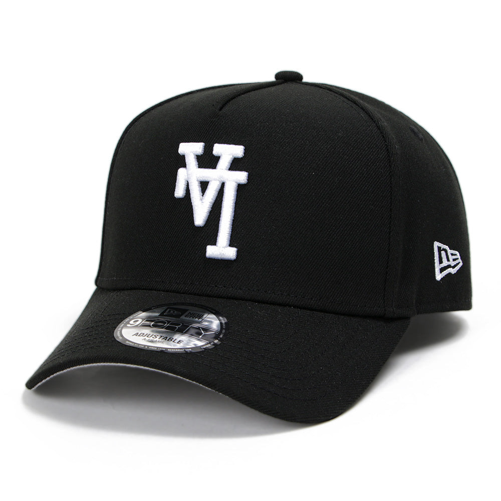 New Era Los Angeles Dodgers UPSIDE DOWN Black 9FORTY A-Frame Snapback ...
