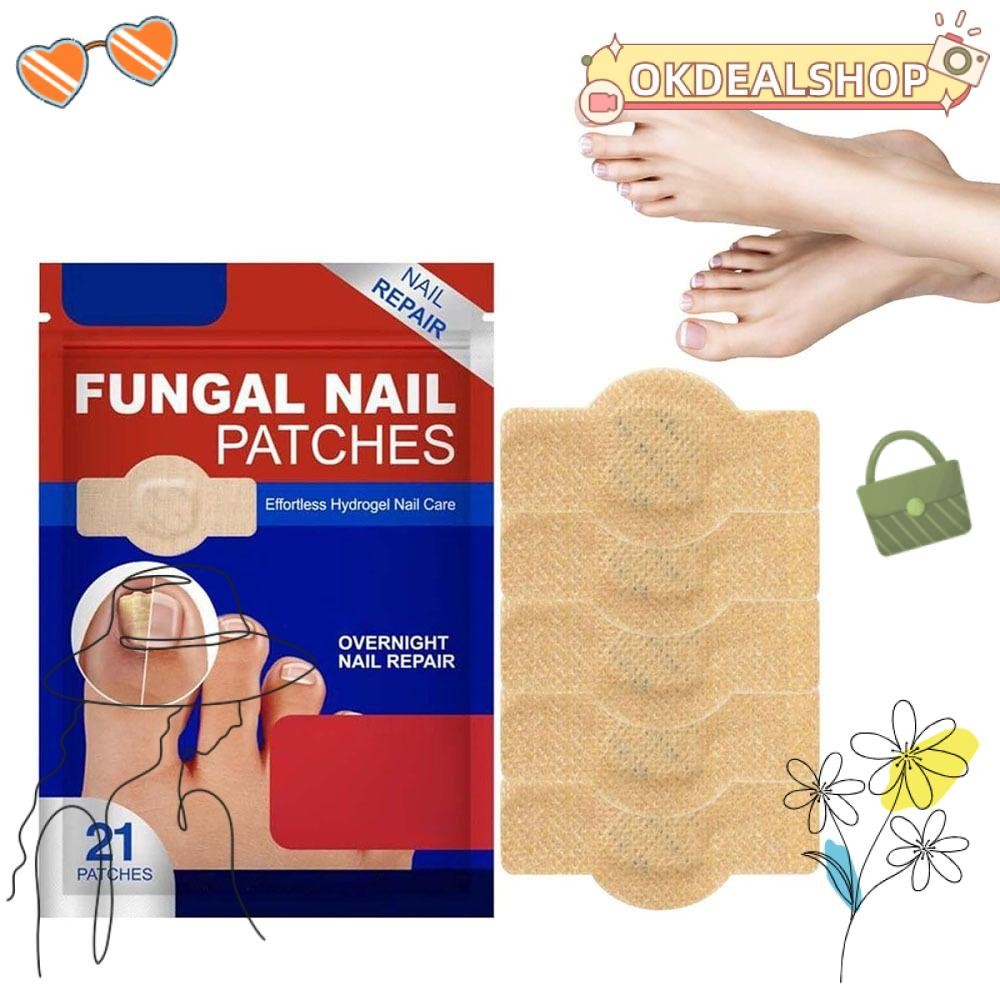 DEALSHOP Fungal Nail Patches, Gentle Easy to Use Nail Repair Patches ...