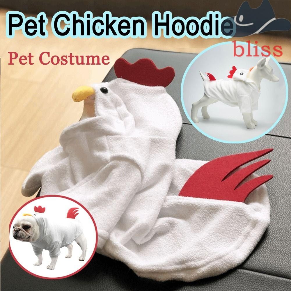 BLISS Chicken Shaped Pet Clothes, Creative Polyester Puppy Halloween ...