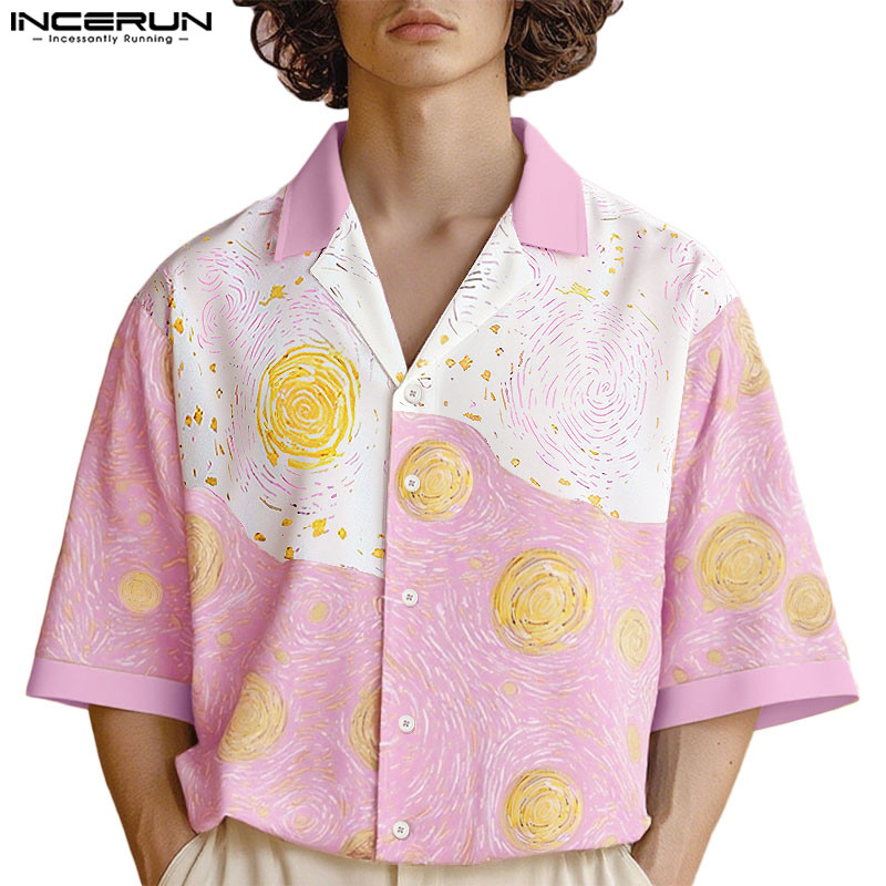 INCERUN Men's Pure Color Shirt | Shopee Philippines