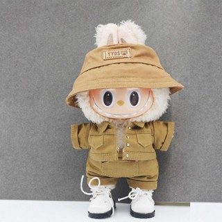 LEMONTRE Labubu Doll Clothes, Labubu Time To Chill Filled Handmade Doll ...