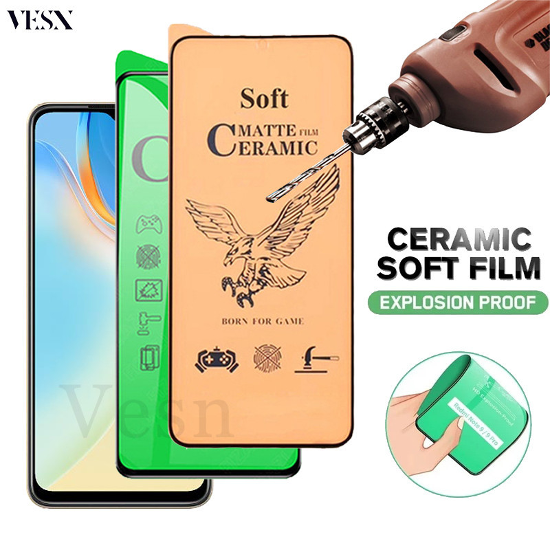 Matte Clear Ceramic Glass Screen Protector Film For Itel A70 A60 A60s ...