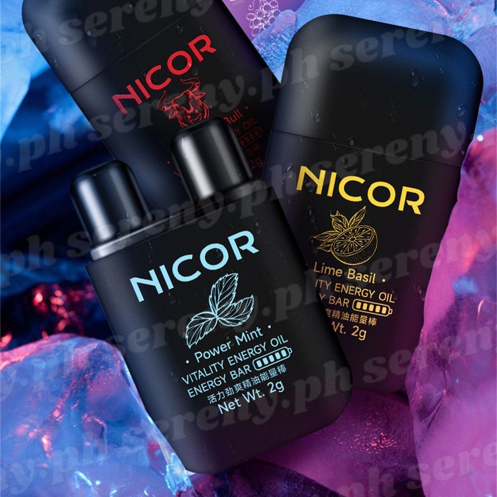 Nicor Cleansing Nasal Herbal Double Hole Energy Bar Energizing Nasal ...