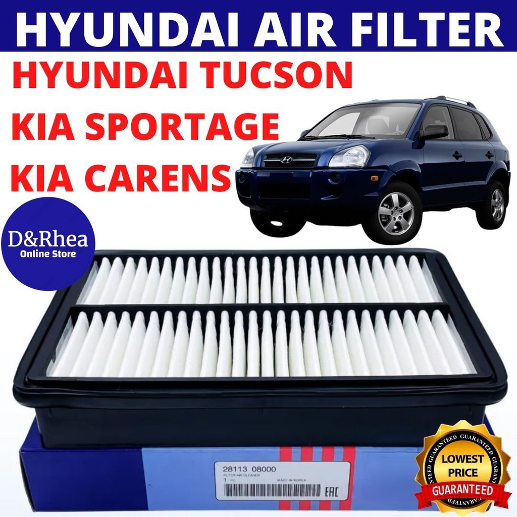 HYUNDAI AIR FILTER FOR HYUNDAI TUCSON Gas/Diesel - KIA SPORTAGE Gas ...