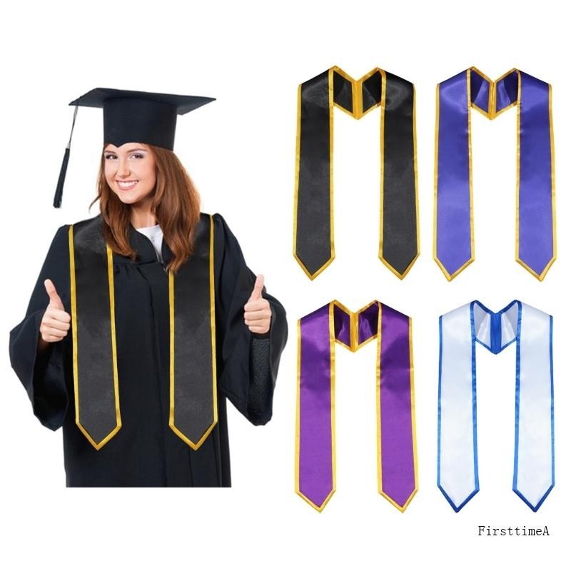 blg Graduation Stole with Classical Trim for Adult College Graduation ...