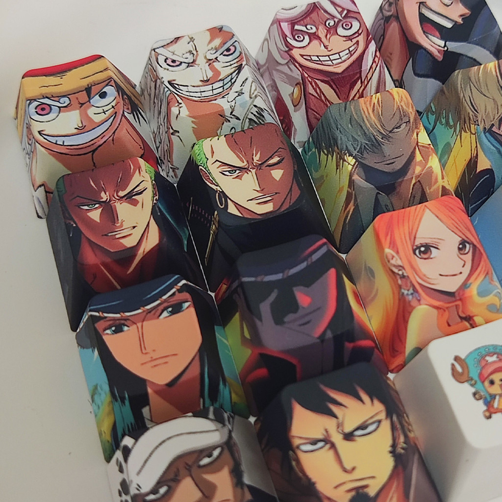 4pcs One Piece Keycaps Cherry R4 PBT Dye Sublimation Mechanical ...
