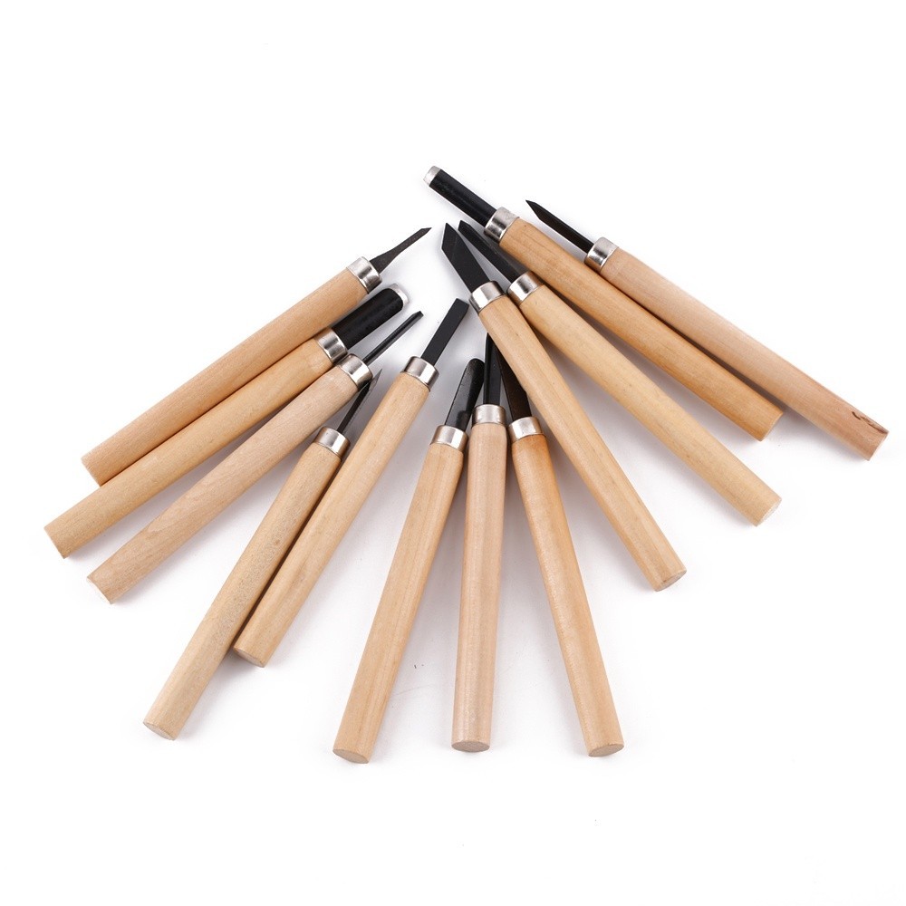 12pcs Wood Carve Gouge Chisel Used For Carvings Diy Wood Carving Chisel ...
