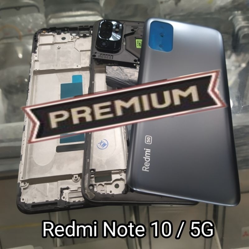 Cessing hausing fullset lcd Frame Xiaomi Redmi note 10/5G Backdor+ B ...