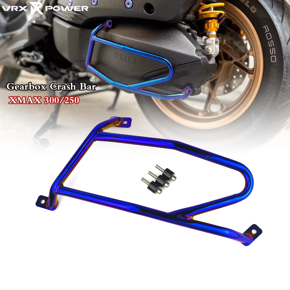Gearbox Crash Bar for YAMAHA XMAX 300 2017-2024 Motorcycle Transmission ...