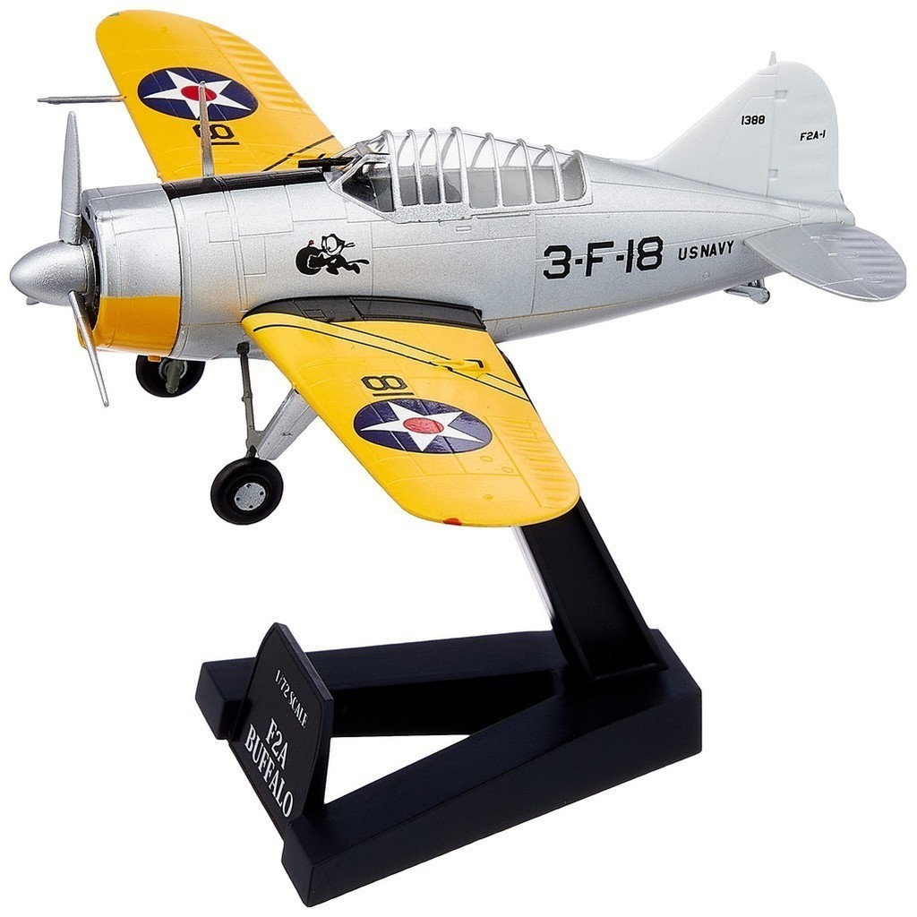 Doyusha 1/72 US Navy F2A Buffalo Painted Finished Product No.20 ...