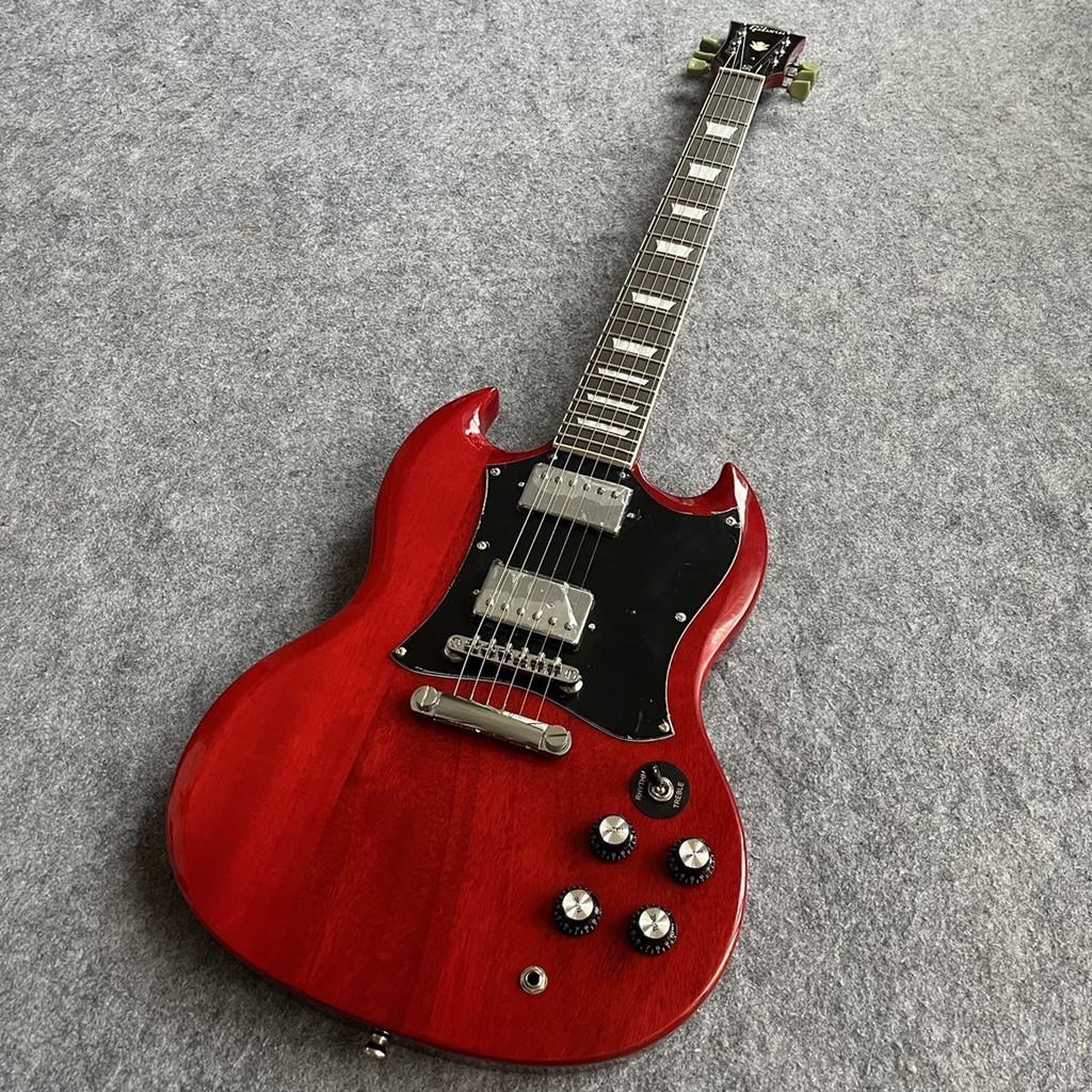 Gibson SG Electric Guitar HH Humbucker Pickups Red Professional Guitar ...