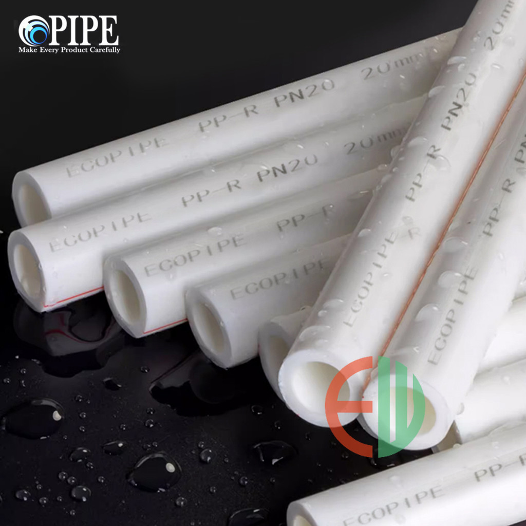 Ecopipe Heavy Duty PPR pipe 4M pn20 1/2” 20mm 3/4" 25mm 1" 32mm Cut ...