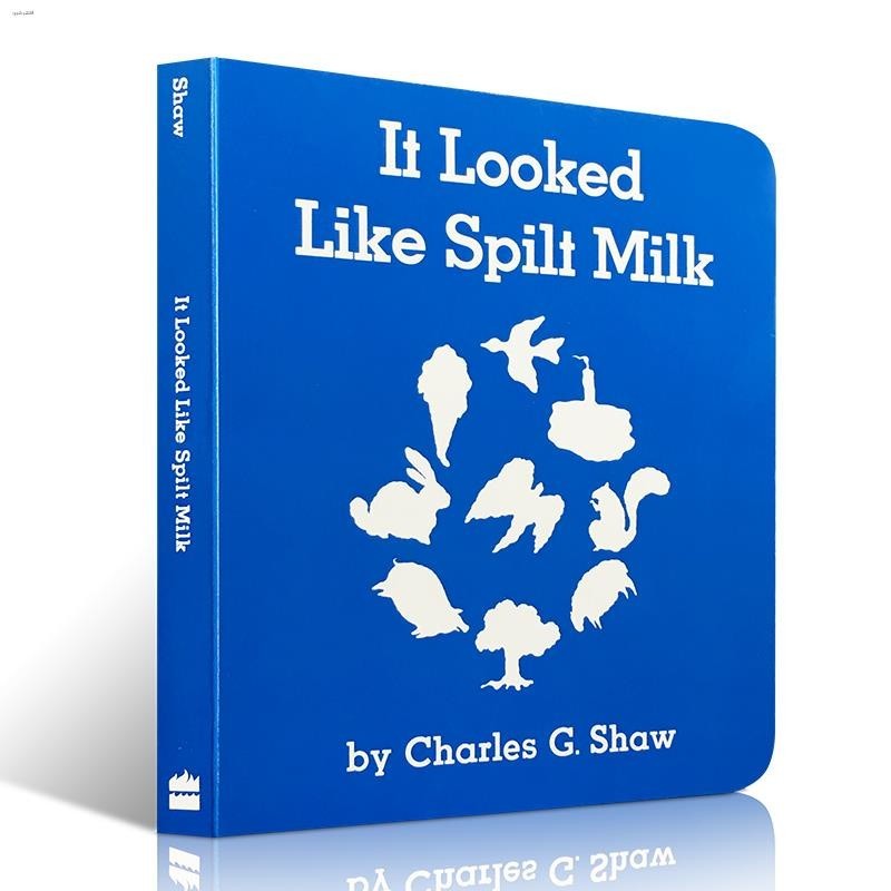 Send audio English original picture book It Looked Like Spilt Milk Look ...