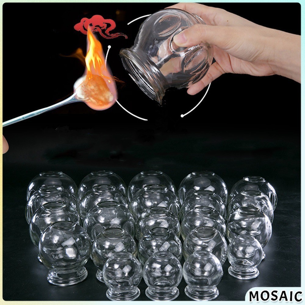 Traditional Ventosa Glass Cupping Body Relaxation Health Massage Jars ...